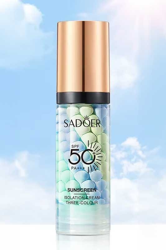 Sadoer SPF 50+ PA+++ Three Color Sunscreen Isolation Cream – elo