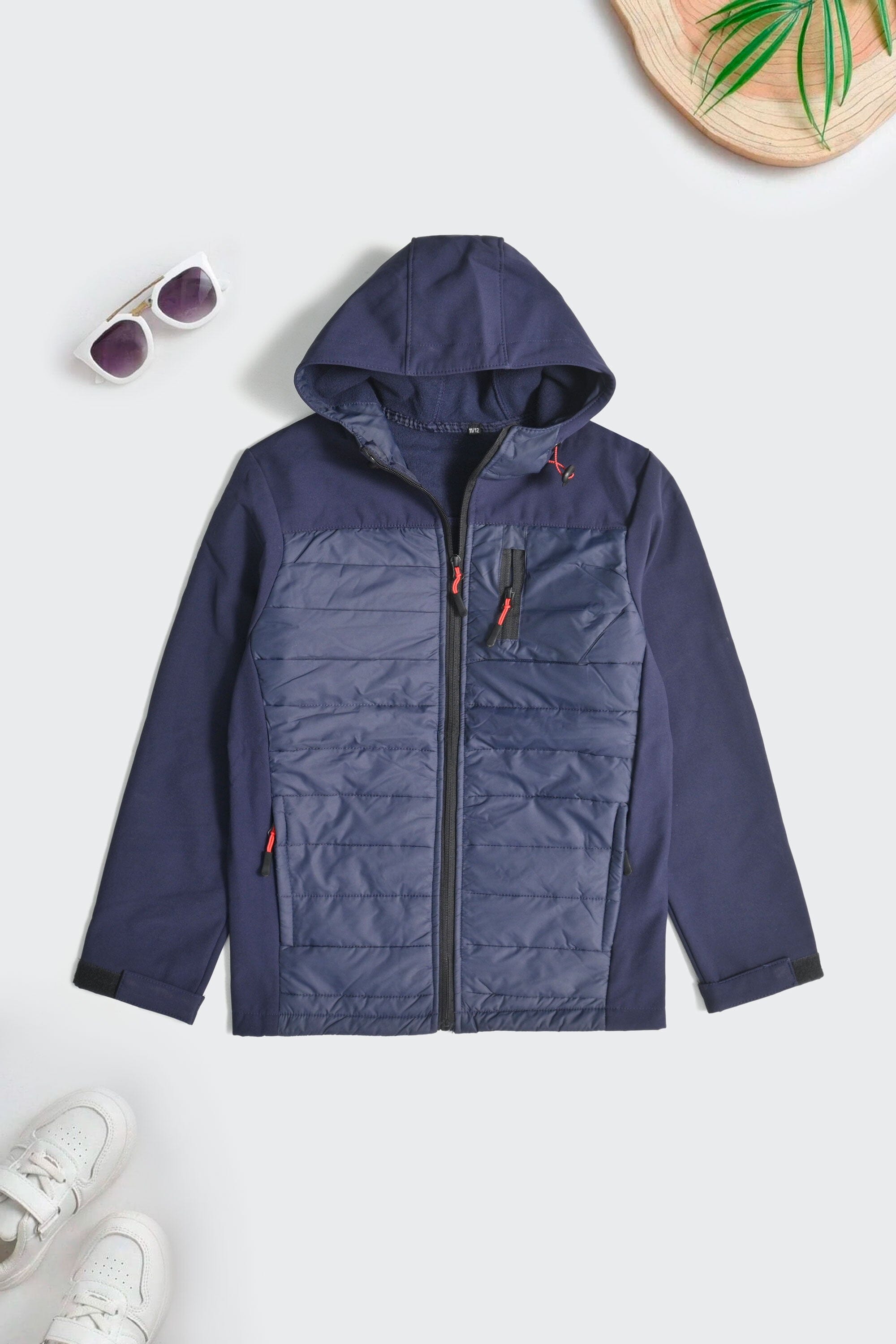 Boy's Hooded Softshell Jacket – elo