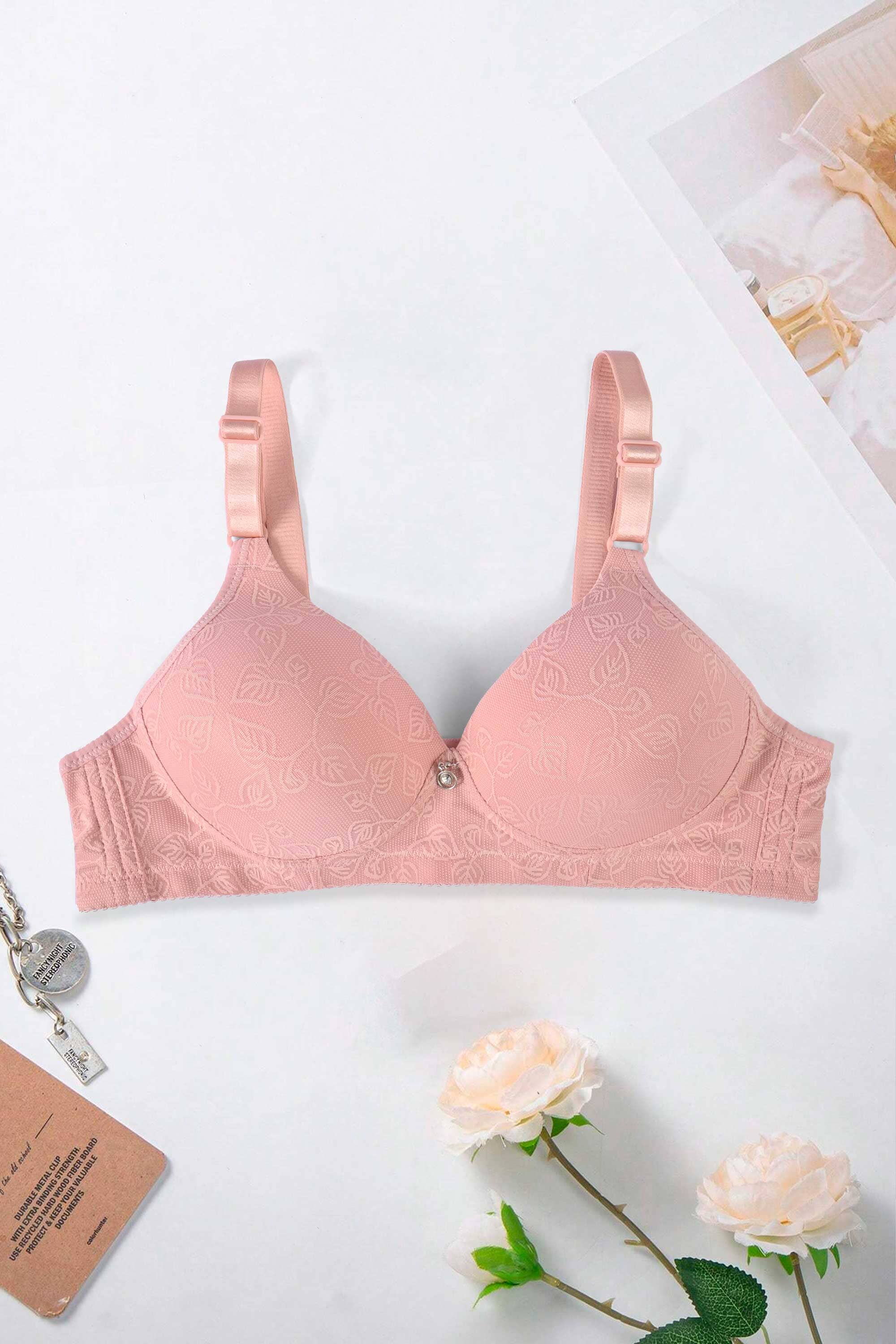 Kinmanci Women's Floral Texture Padded Bra – elo